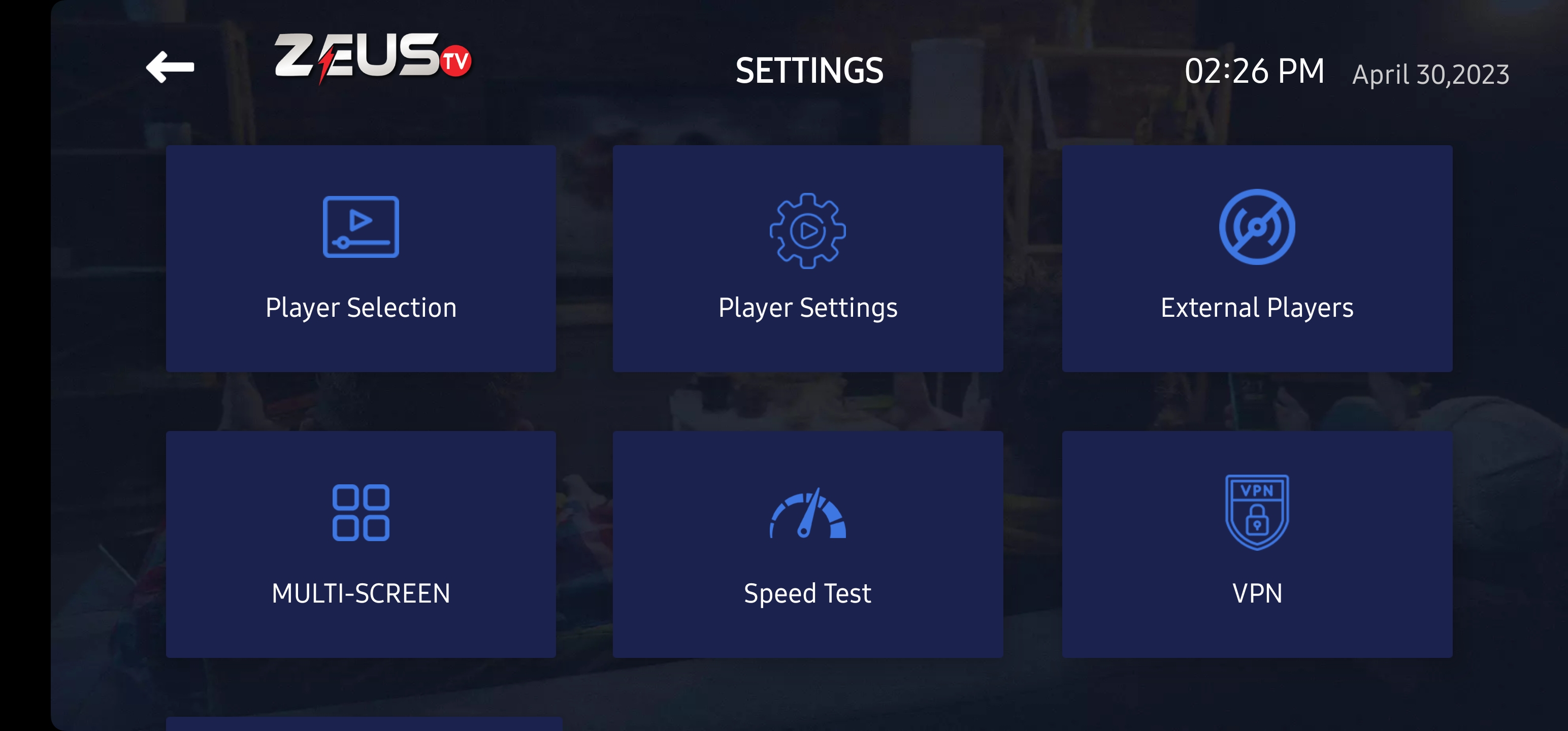 ZEUS TV | OTT PLAYER